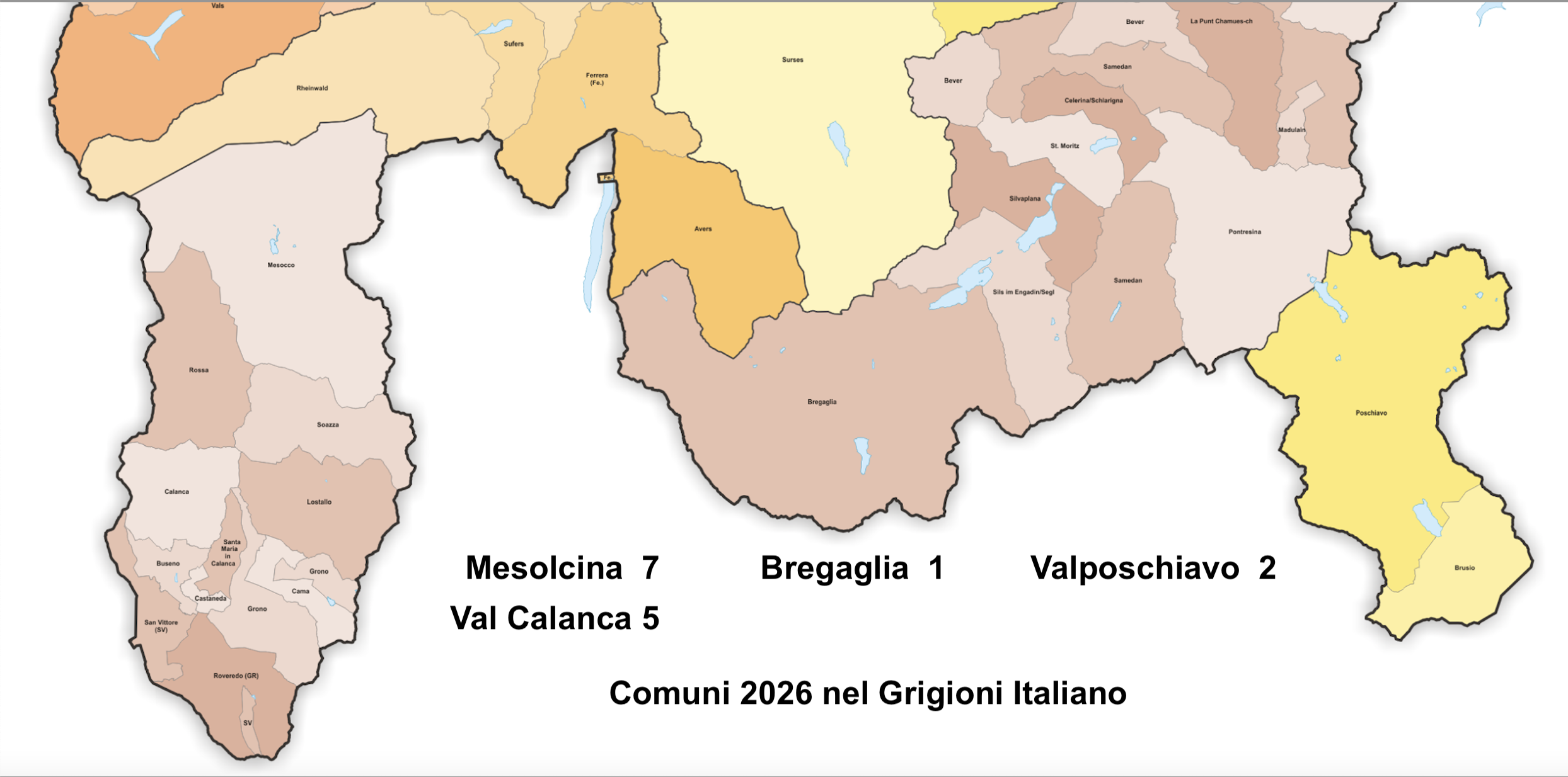 Aggregazioni: uno, due, tre o quattro Comuni per la Regione Moesa? - Il ...